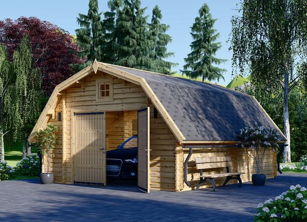 Wooden Garages UK | Timber Car Garage Kits for Sale