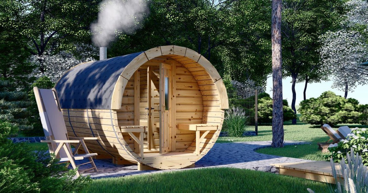 1-2 Person Small Barrel Saunas for Compact Spaces
