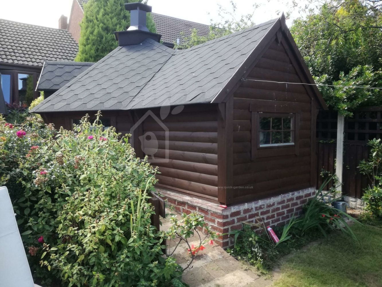 BBQ Hut KOTA 9 With Extension (44 mm), 3.8x5.2 m (12'x17'), 9.2 m²