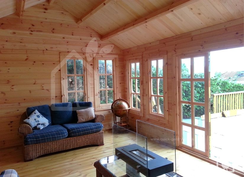 Garden Room CLOCKHOUSE (44 mm), 5.5x4 m (18'x13'), 22 m²