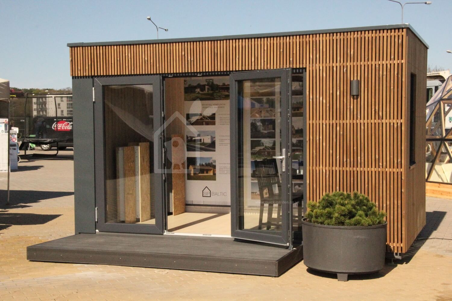 Garden Room PREMIUM (34 mm + Cladding), 4.1x2.4 m (14'x8'), 10 m²