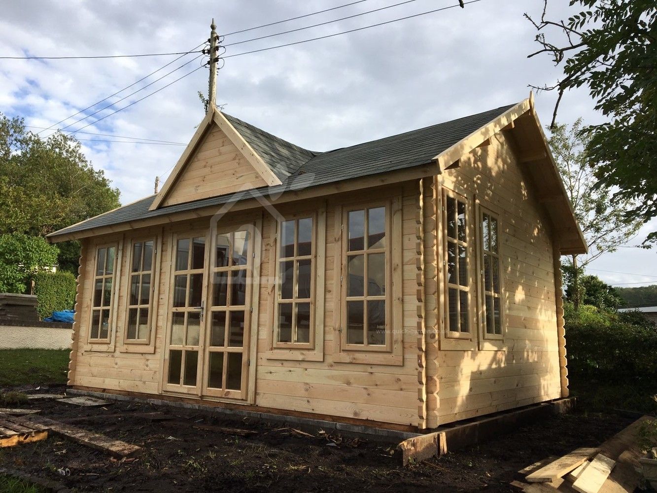 Garden Room CLOCKHOUSE (44 mm), 5.5x4 m (18'x13'), 22 m²