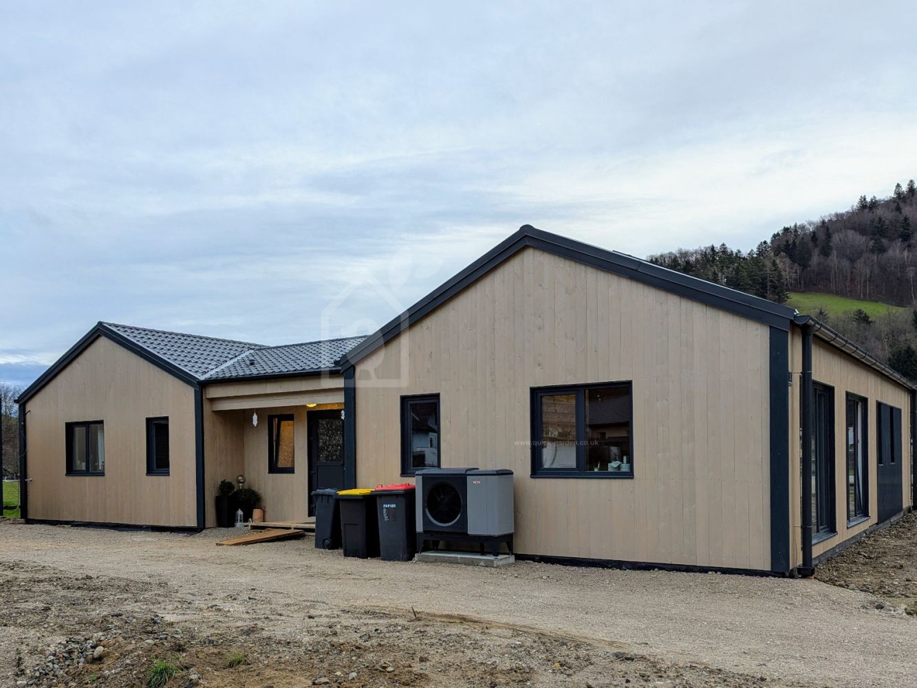Log Cabin House SCARLET (44 mm + Cladding), 139 m²