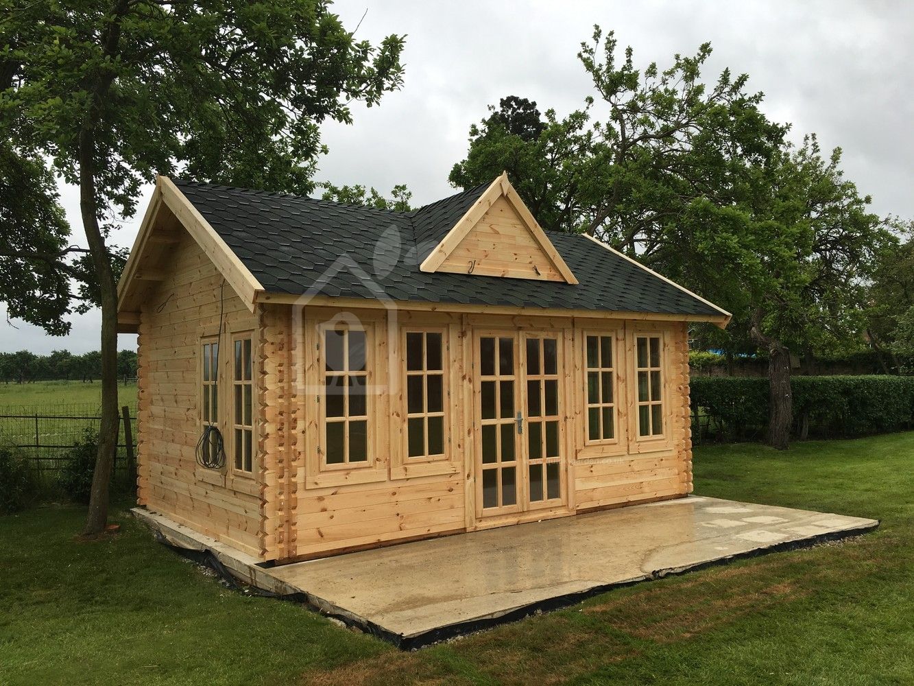 Garden Room CLOCKHOUSE (44 mm), 5.5x4 m (18'x13'), 22 m²