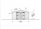 Single Wooden Garage 5m x 6m (16x20 ft) 44 mm